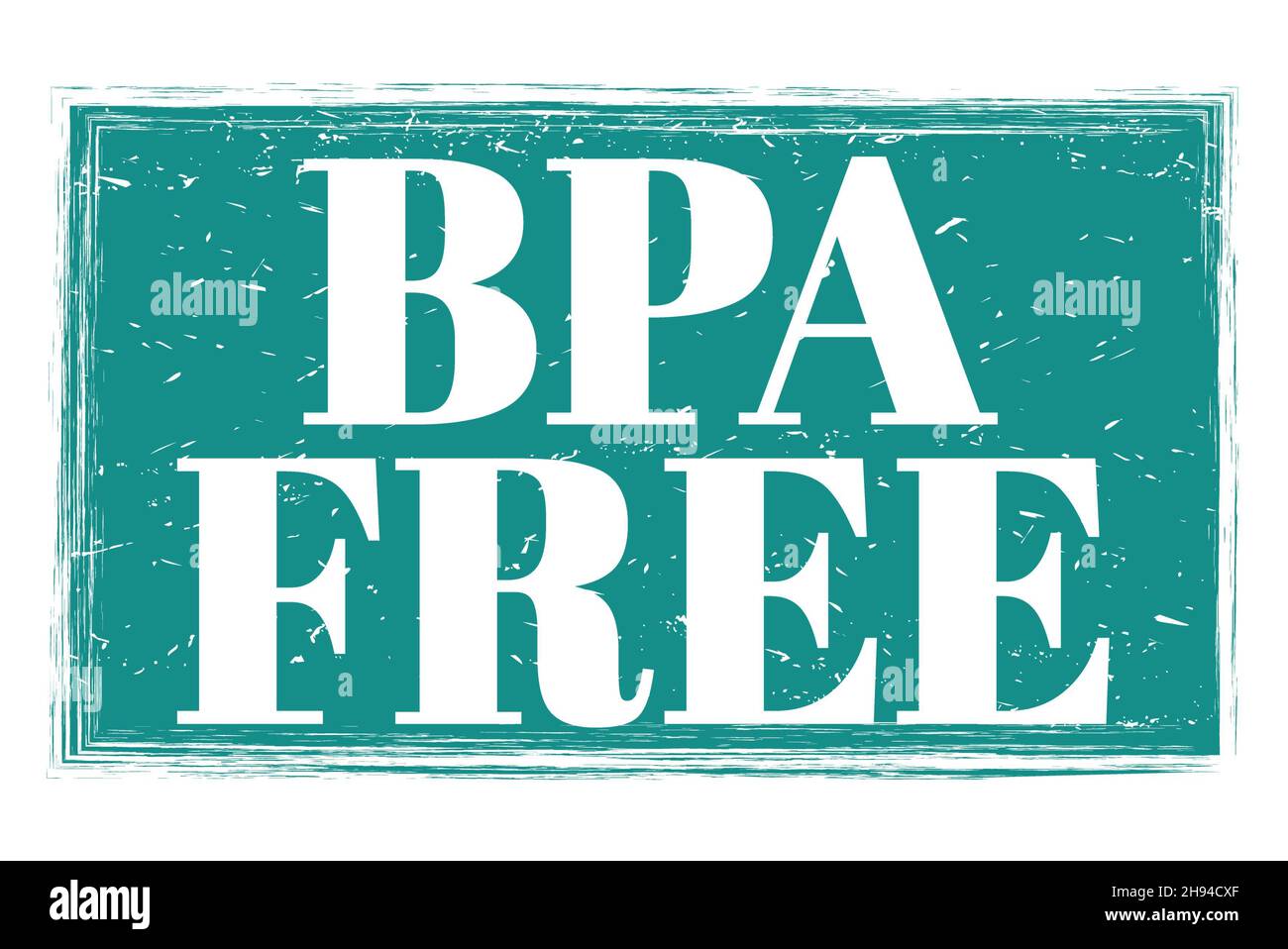 BPA FREE, words written on blue grungy stamp sign Stock Photo - Alamy