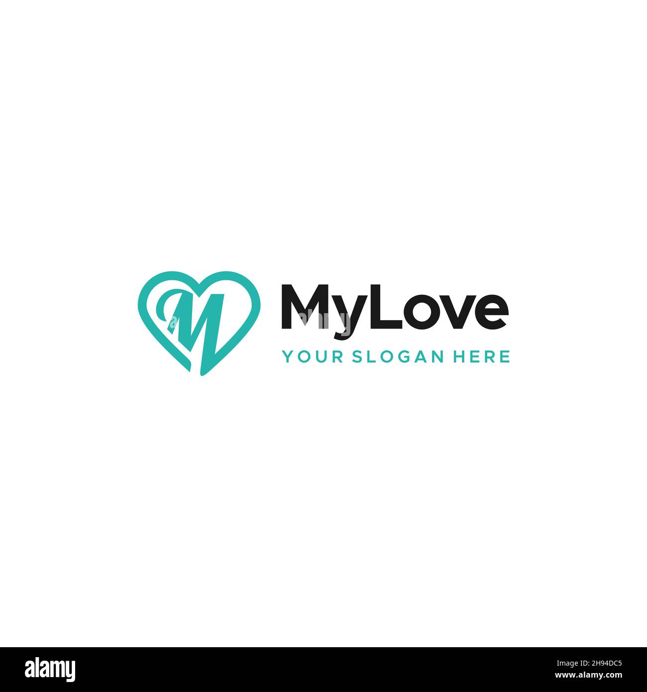 M Love Logo M Letter, Black And White, Heart, Corazones, Siempre,