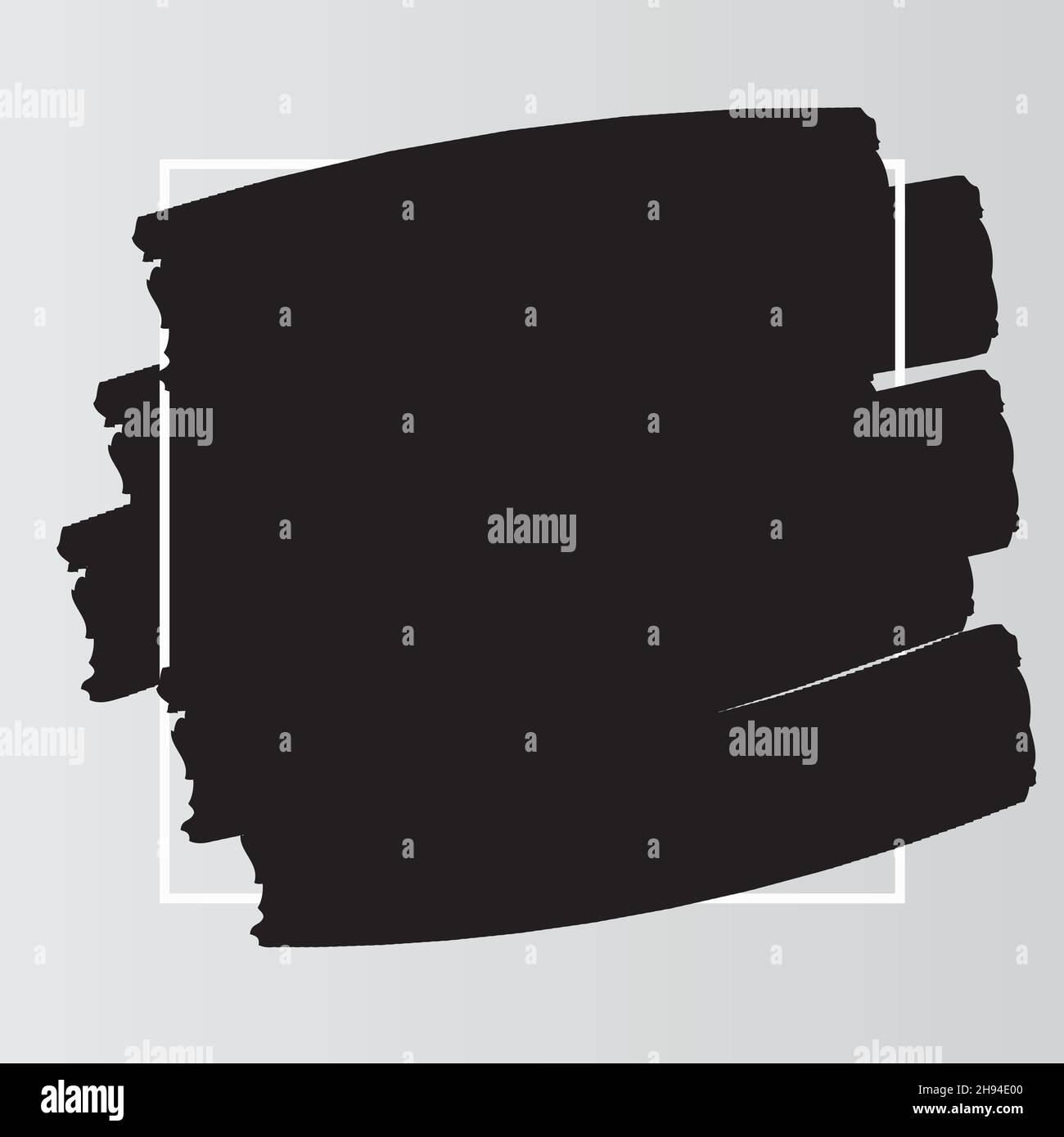 Abstract texture ink brush background with frame Stock Vector Image ...