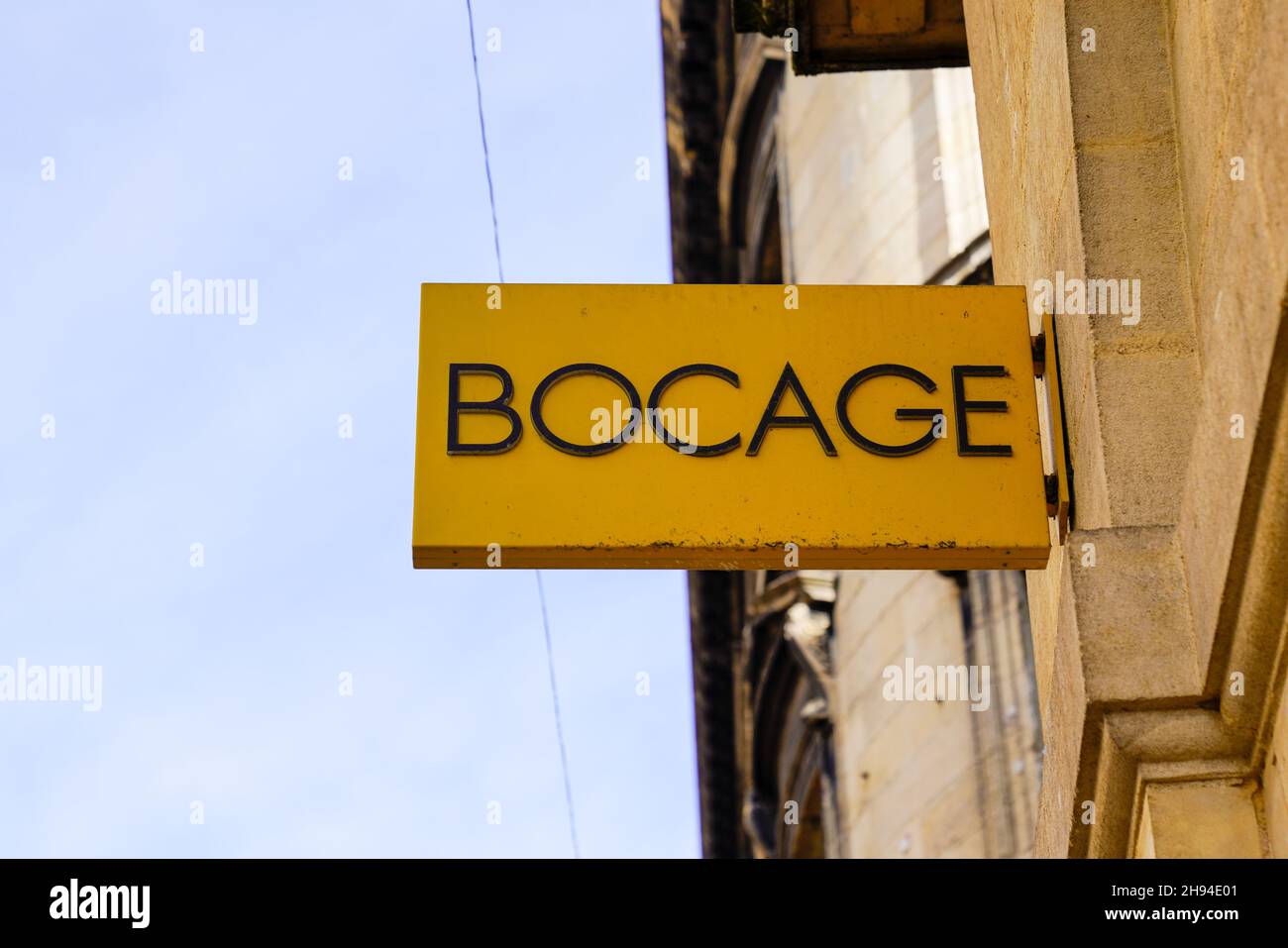 Bordeaux , Aquitaine France - 10 25 2021 : Bocage logo sign and brand ...