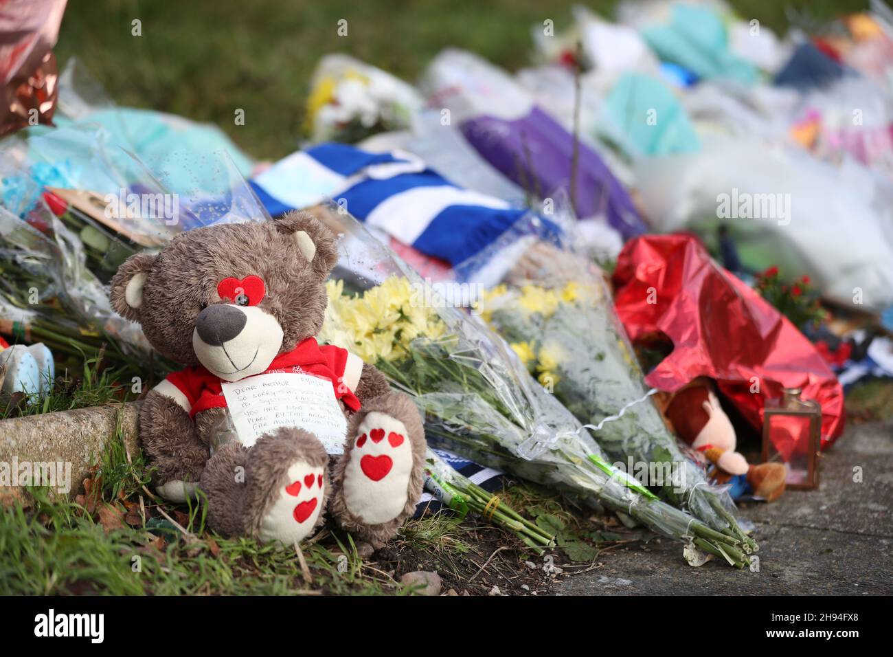 Tributes left outside the home of Arthur Labinjo-Hughes in Solihull ...