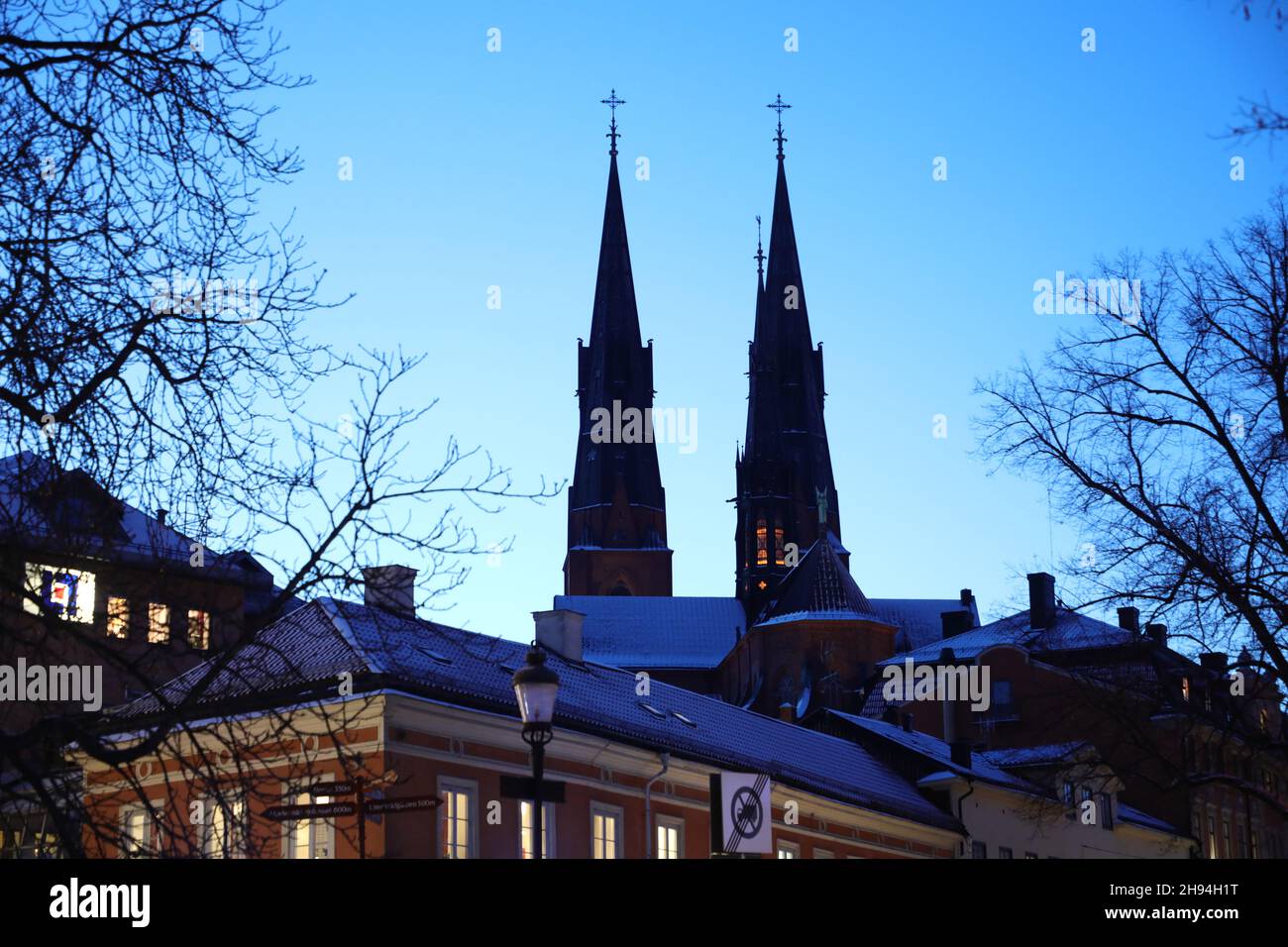 Daily life in Uppsala, Sweden, during Friday. In the picture: Uppsala ...