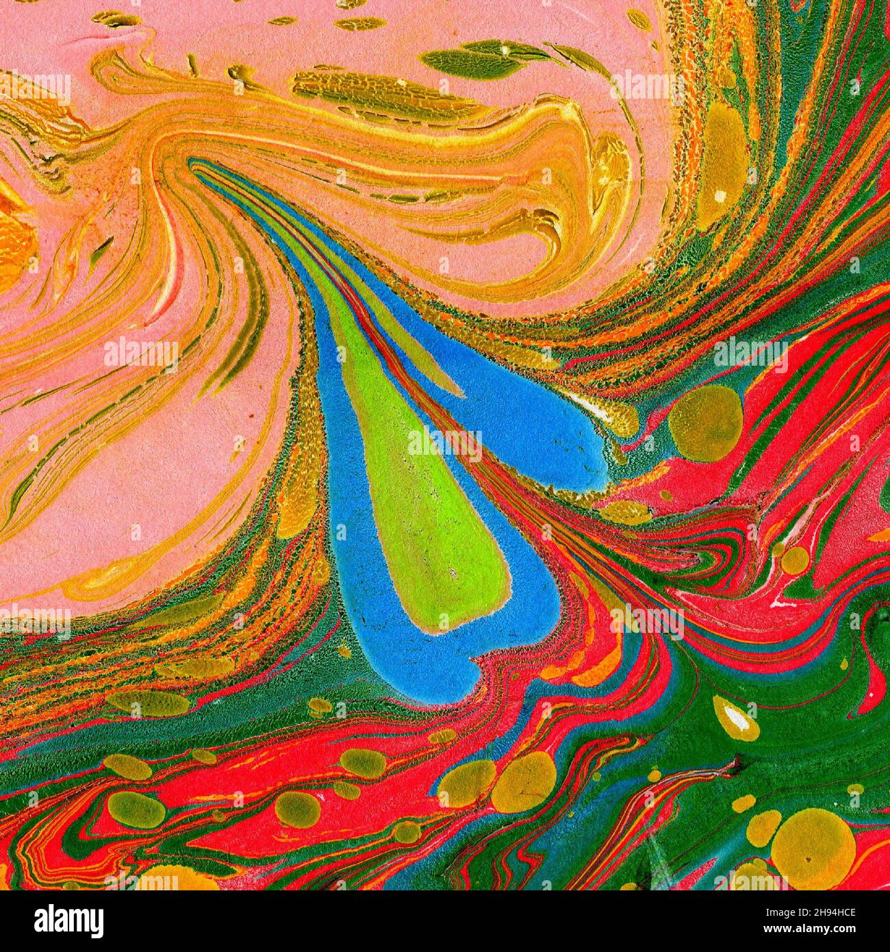 Multicolored mixeLiquid art texture. Background with abstract paint ...
