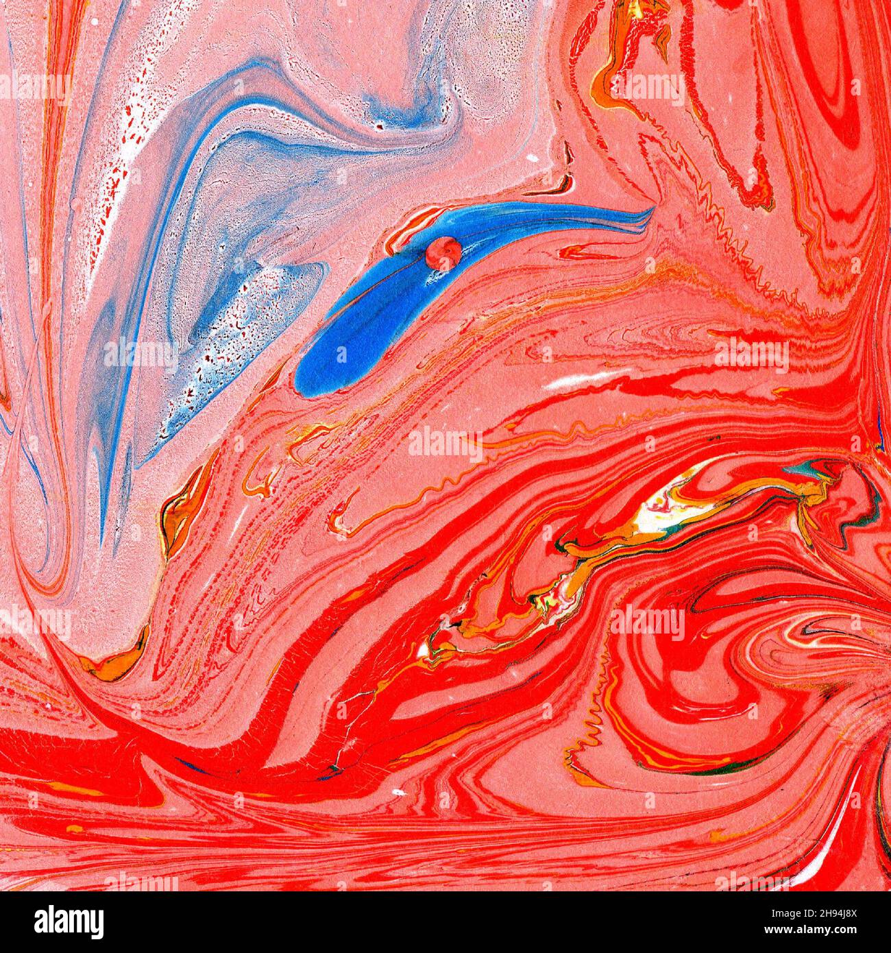 Marble banner. Hand-painted composition. Colorful marble banner ...