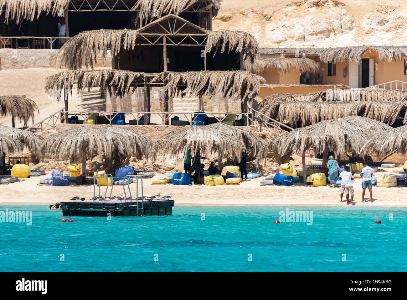 Hurghada, Egypt - August 29, 2021: Mahmya Beach on Giftun Island. A ...