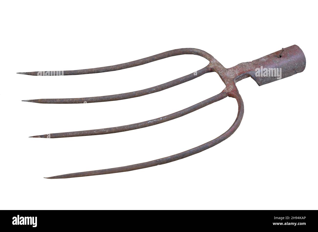 Pitchfork isolated on white background Stock Photo - Alamy