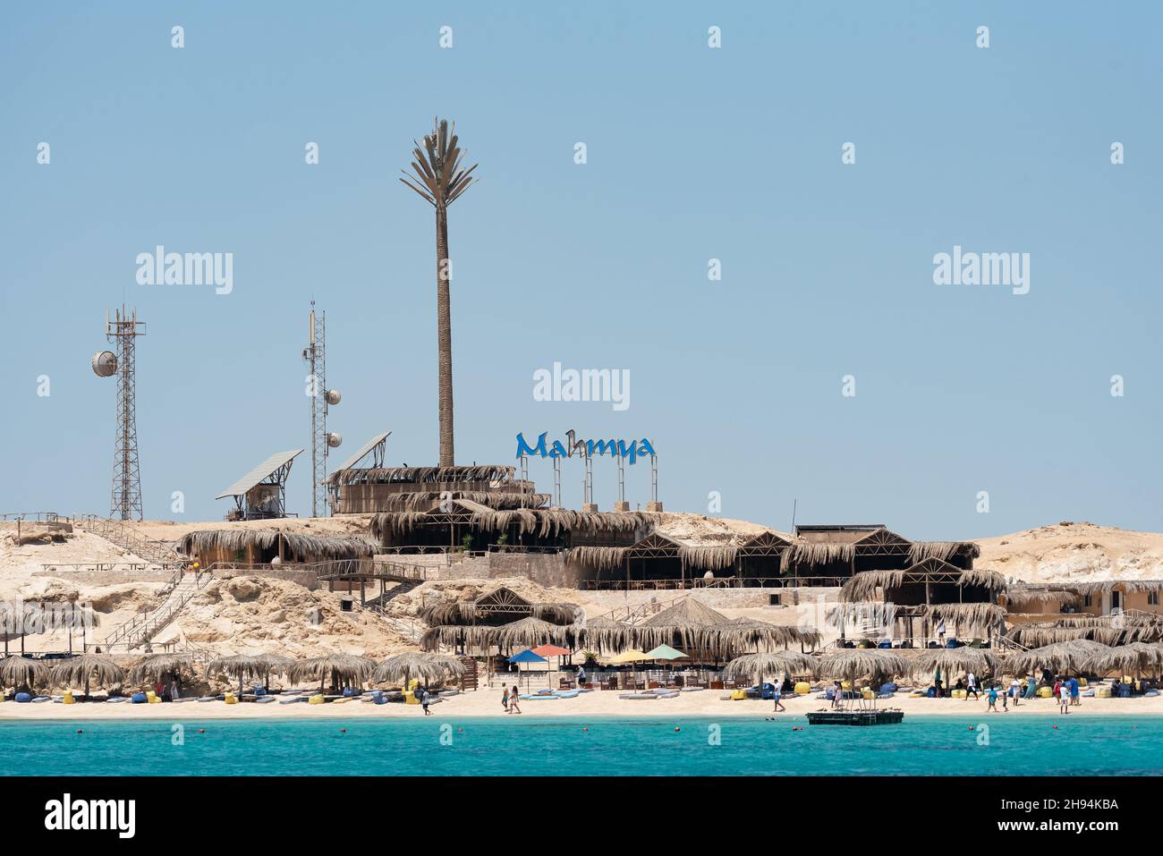 Hurghada, Egypt - August 29, 2021: Mahmya Beach on Giftun Island. A ...