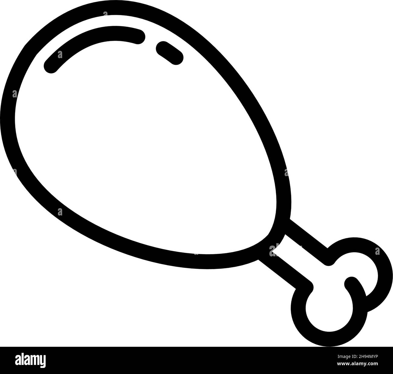 Cartoon cooked chicken Black and White Stock Photos & Images - Alamy