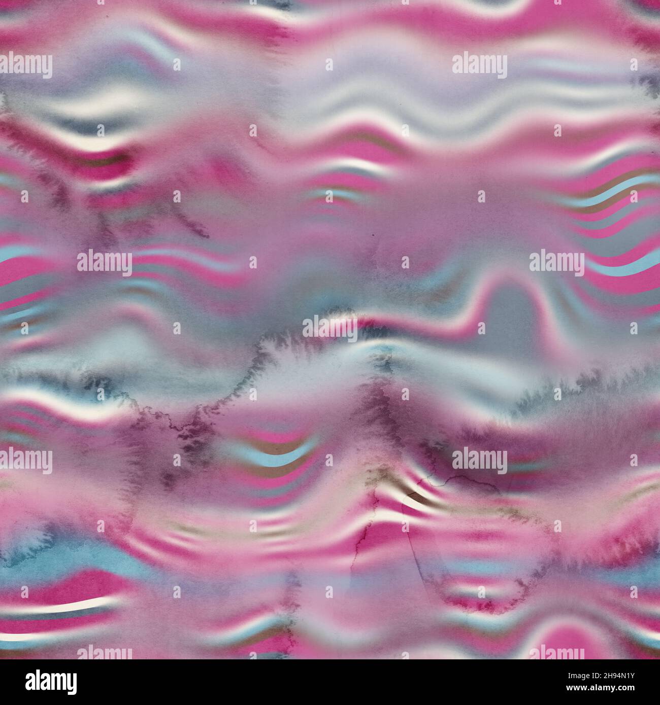 Seamless striped watercolor wet on wet bleed surface pattern design for ...