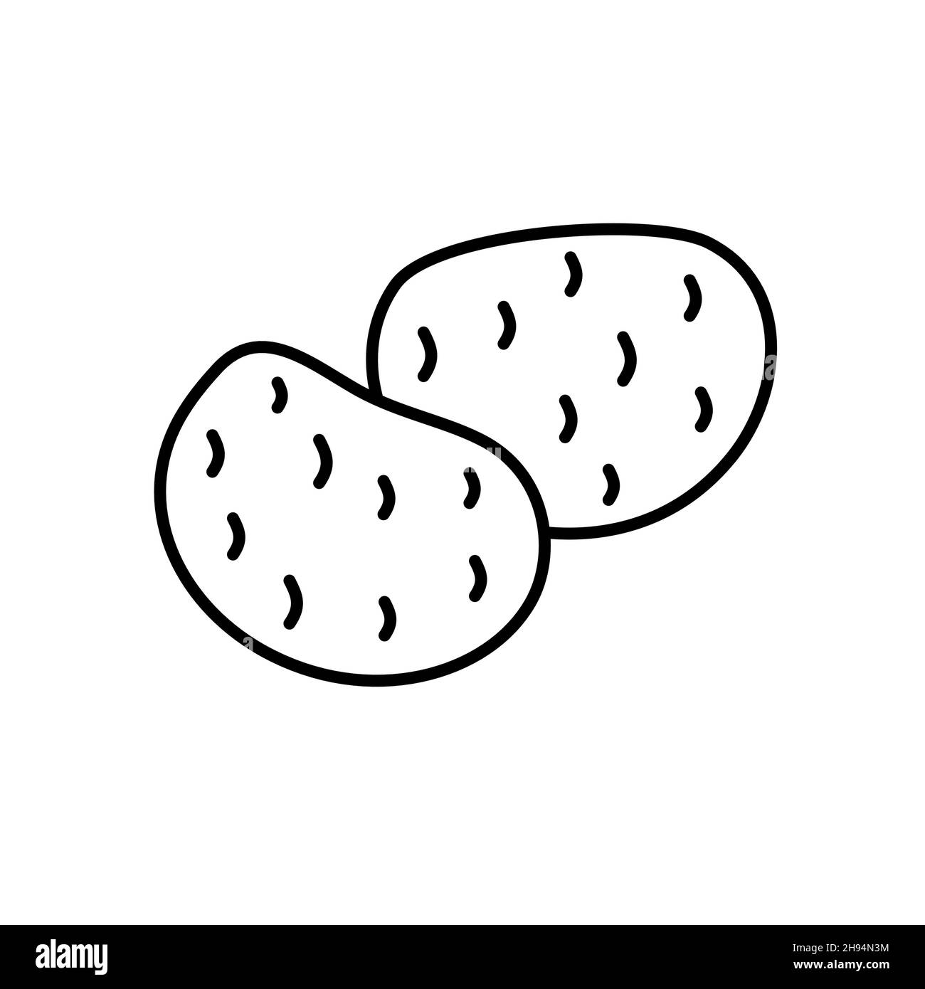 Potato background Black and White Stock Photos & Images - Alamy