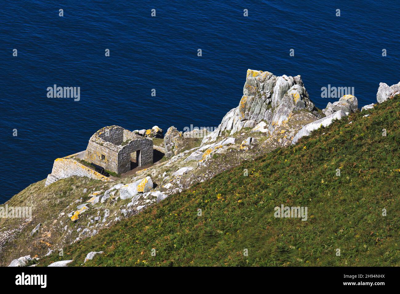 Lundy island aerial hi-res stock photography and images - Alamy