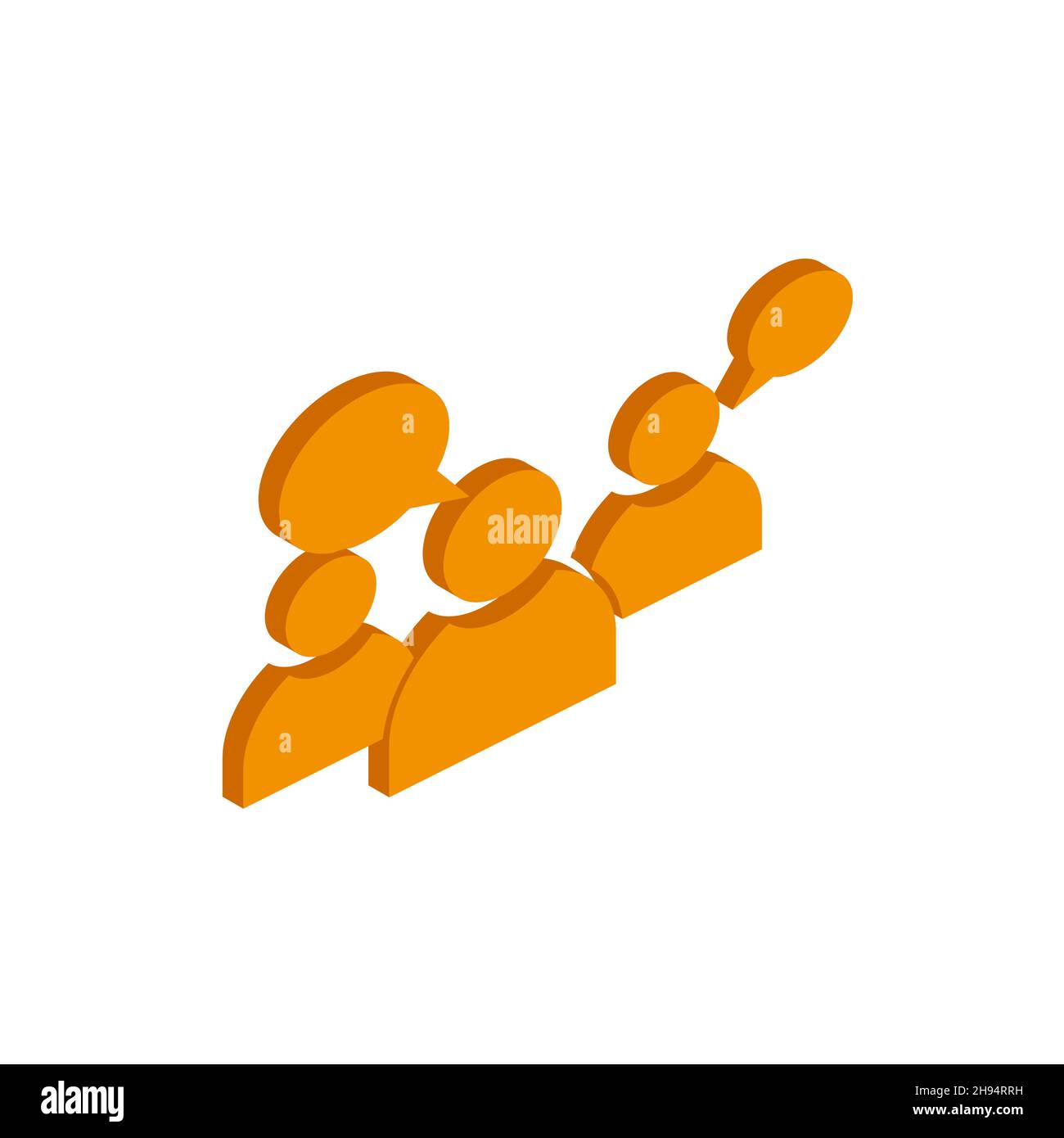 Vector isometric user icon on a white background. EPS Stock Vector ...