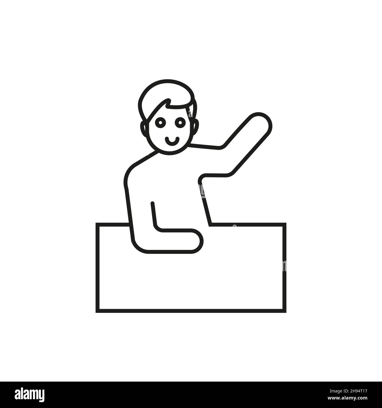 Training, presentation education icon Vector eps Stock Vector Image ...