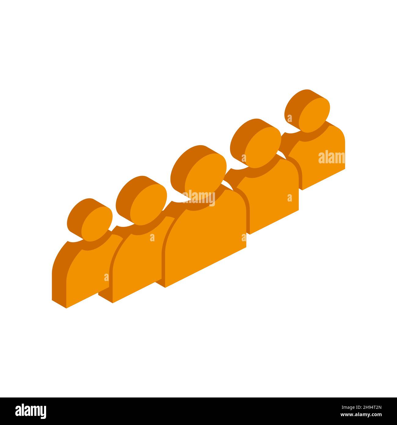 Vector isometric user icon on a white background. EPS Stock Vector ...