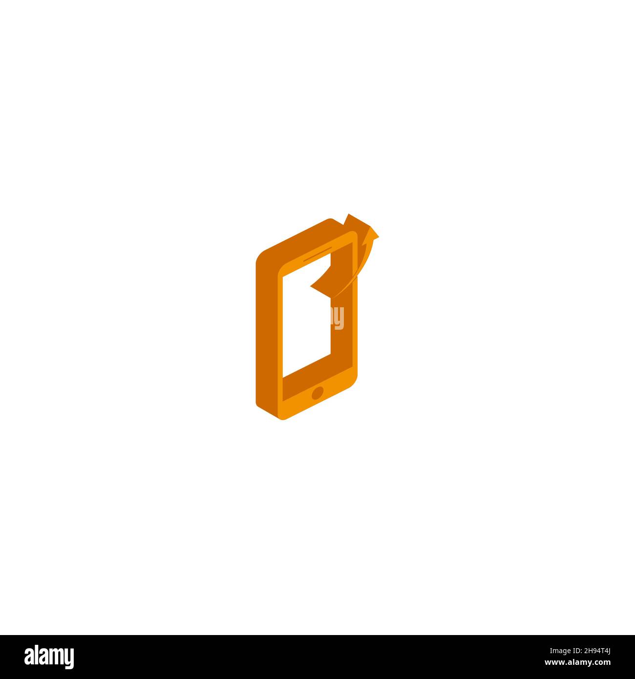 Vector isometric telephone icon on a white background eps Stock Vector ...