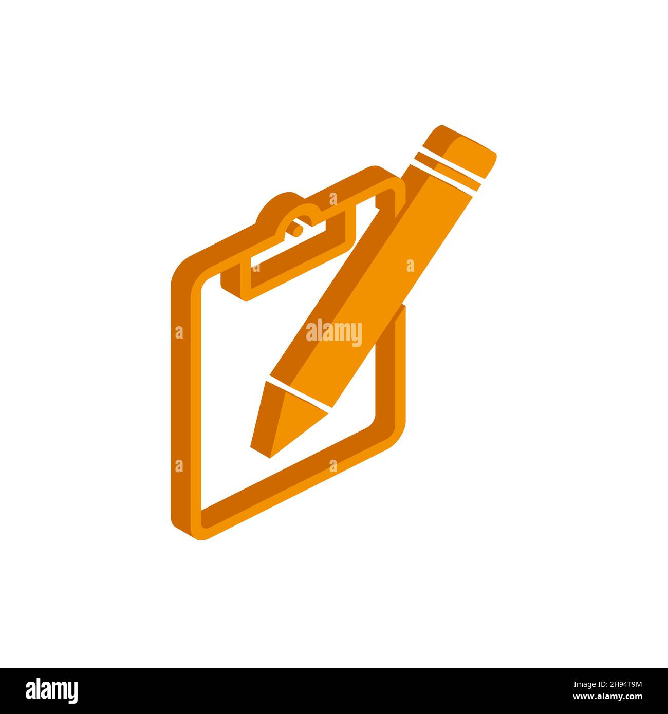 Vector isometric PENCILS icon on a white background eps Stock Vector ...