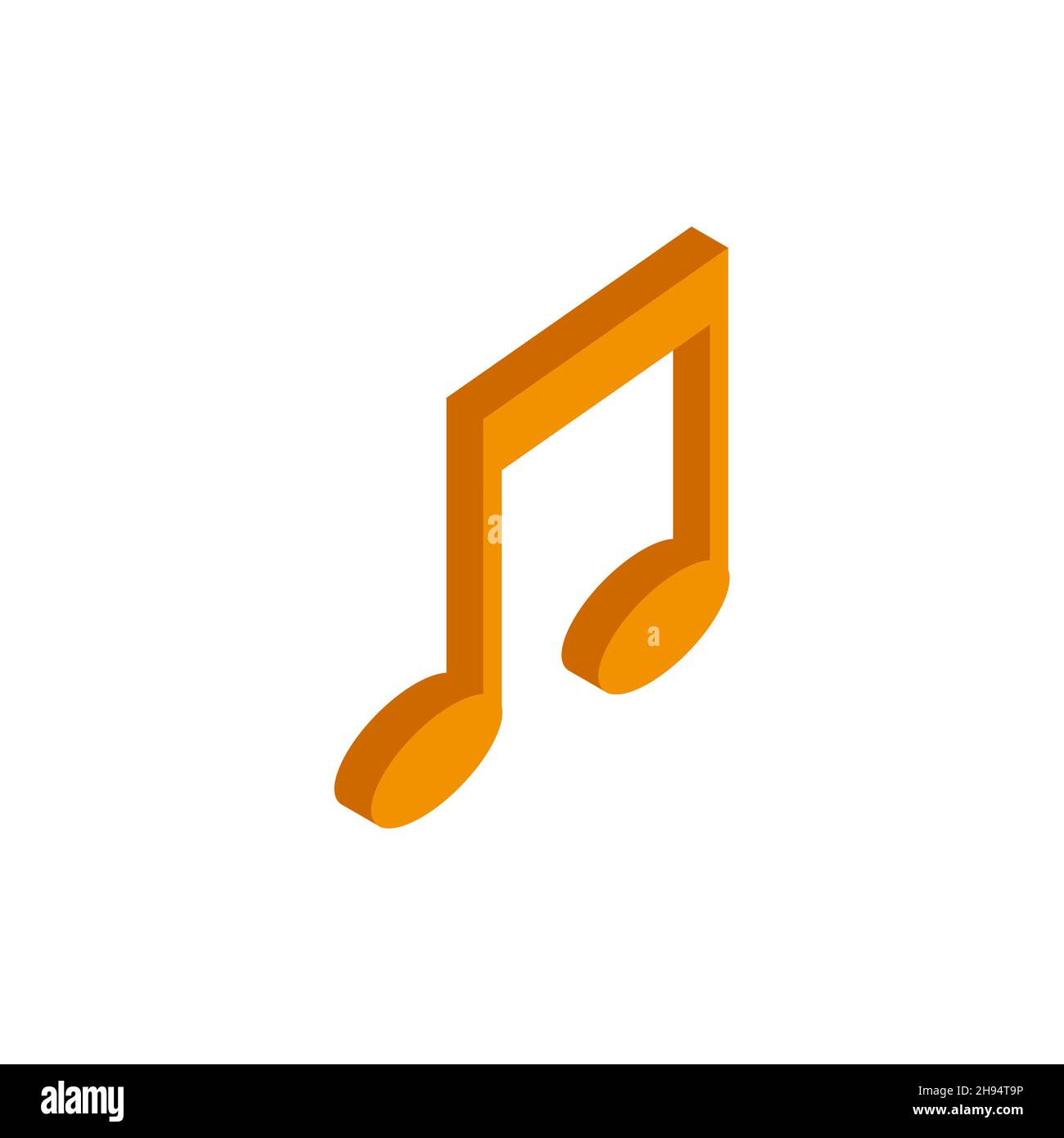 Vector isometric music icon on a white background eps Stock Vector ...