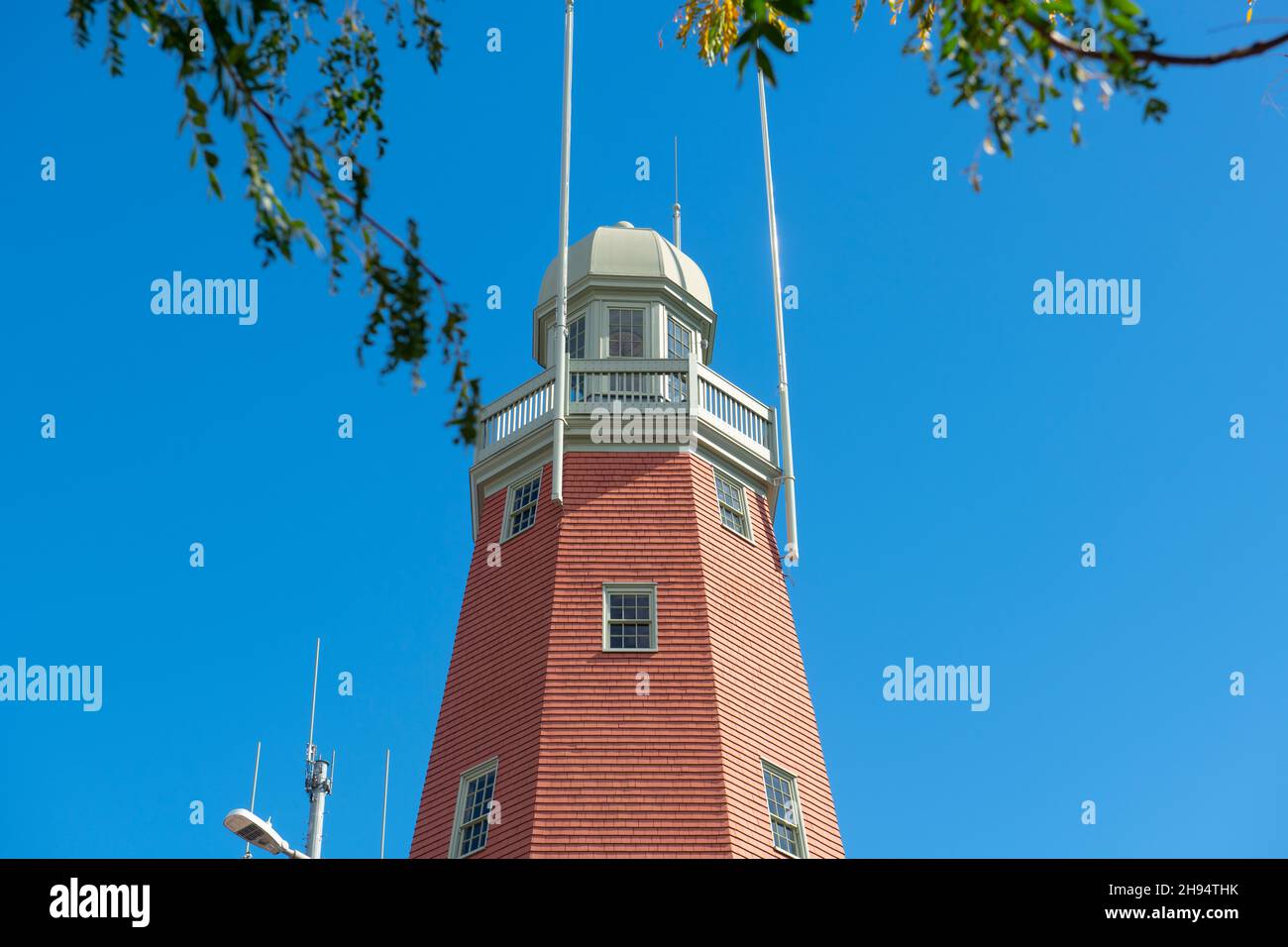 Portland Observatory at 138 Congress Street on Munjoy Hill in Portland ...
