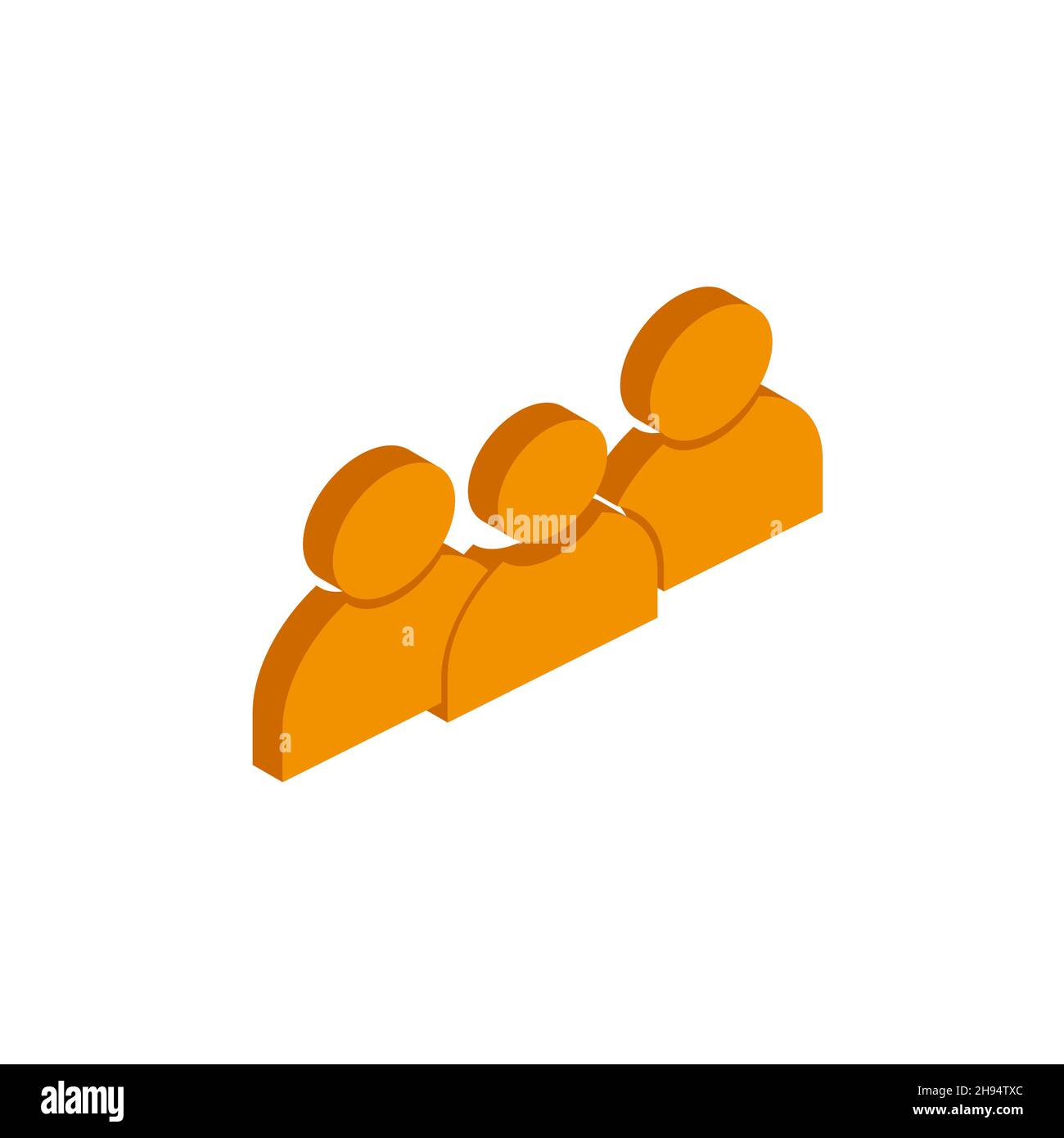 Vector isometric user icon on a white background. EPS Stock Vector ...