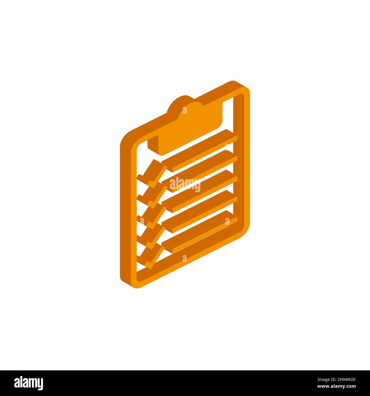 Vector isometric document icon on a white background eps Stock Vector ...