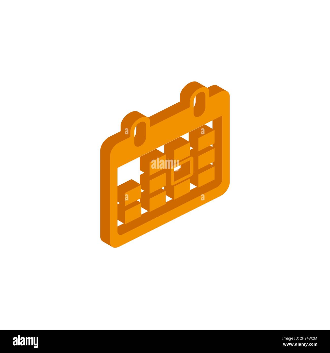 Vector isometric calendar icon on a white background eps Stock Vector ...