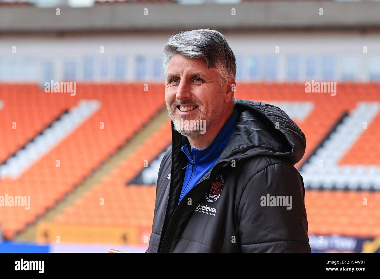 Mike Garrity assistant head coach of Blackpool Assistant head coach of ...