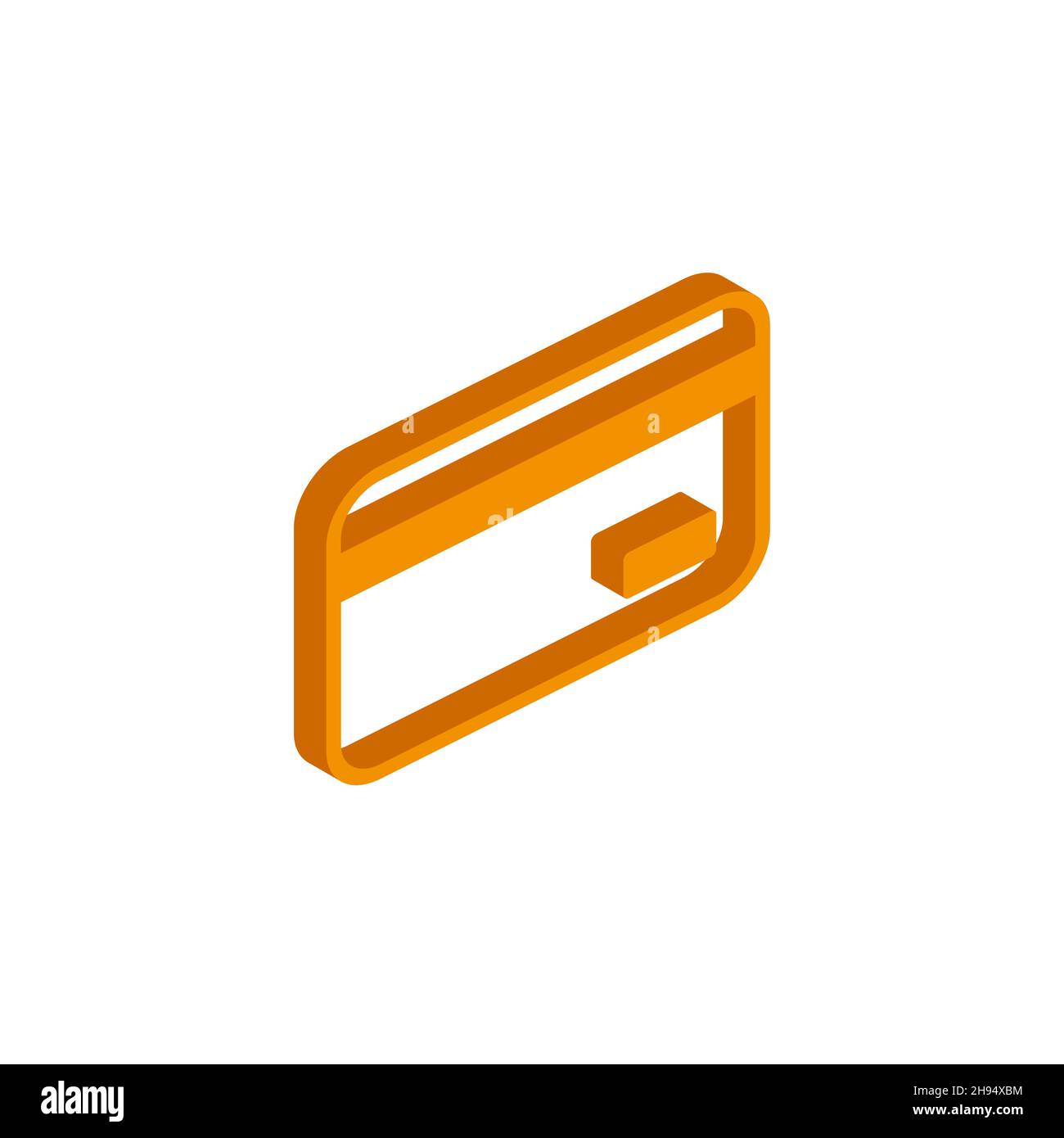 Vector isometric Credit Card icon on a white background eps Stock Vector Image & Art - Alamy