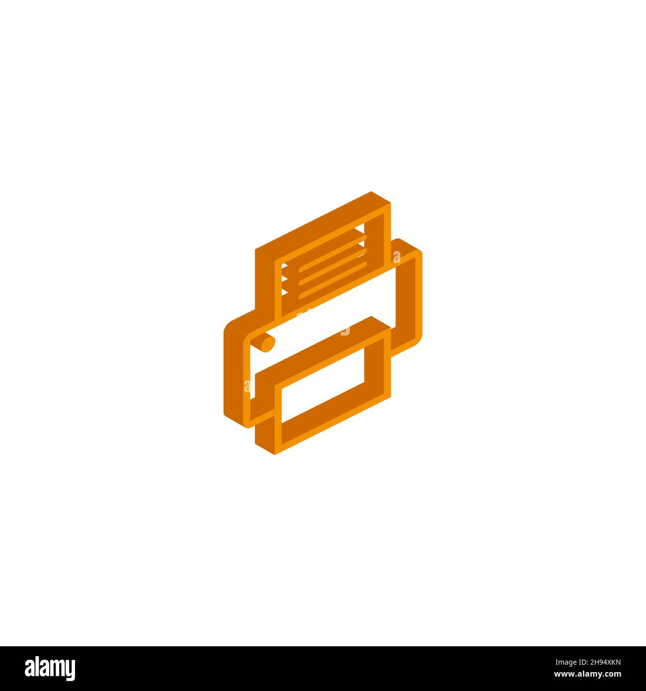 Vector isometric fax icon on a white background eps Stock Vector Image ...