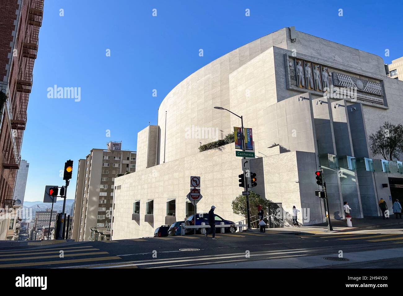 The SF Masonic Auditorium - San Francisco in northern California is ...