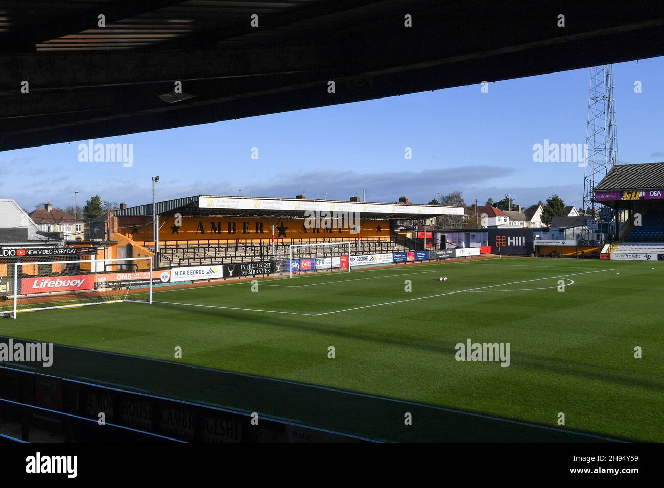 Cambridge, UK. 04th Dec, 2021. General inside view of stadium before ...