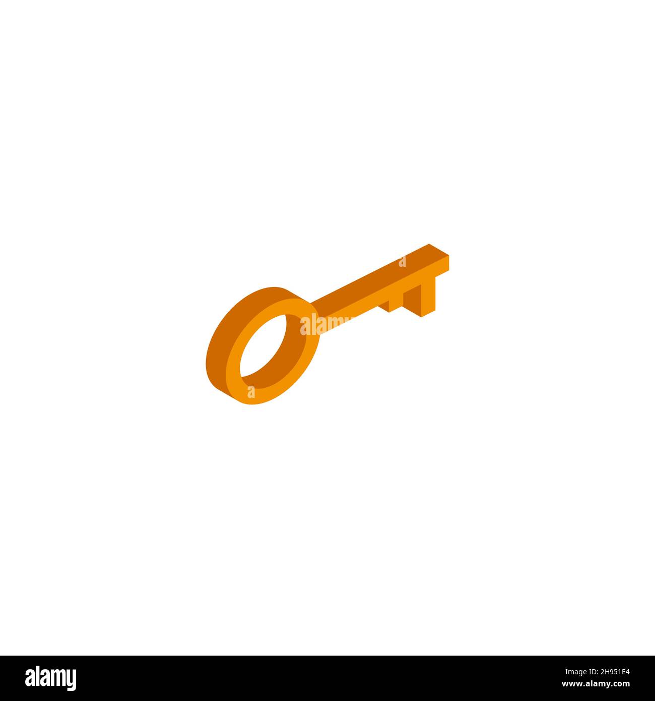 Vector icon wrench isometric. 3d sign isolated on white background. eps ...