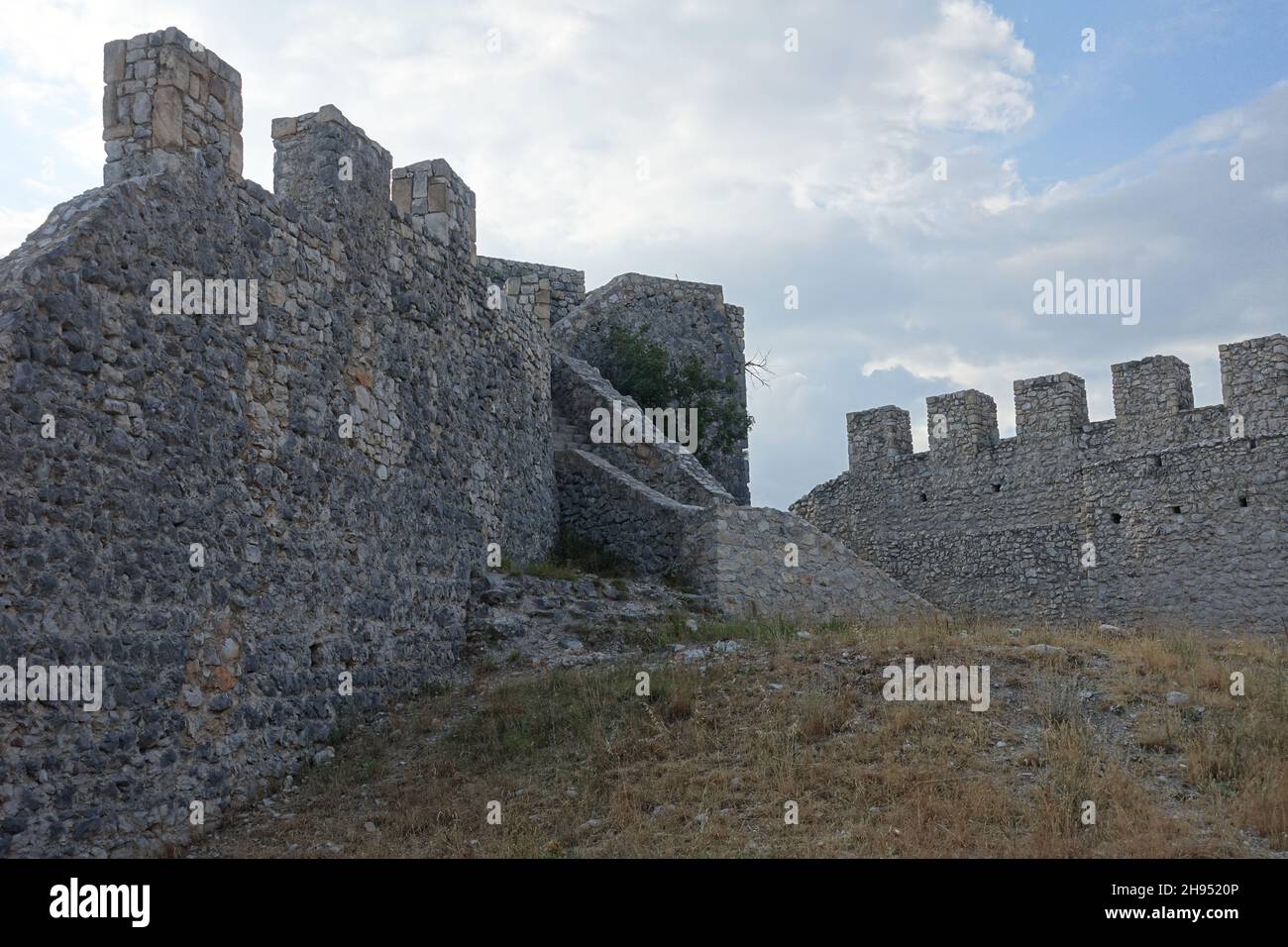 Walls of the Old Fortress of Blagaj (Stjepan-grad, or Stipan-grad),Part ...