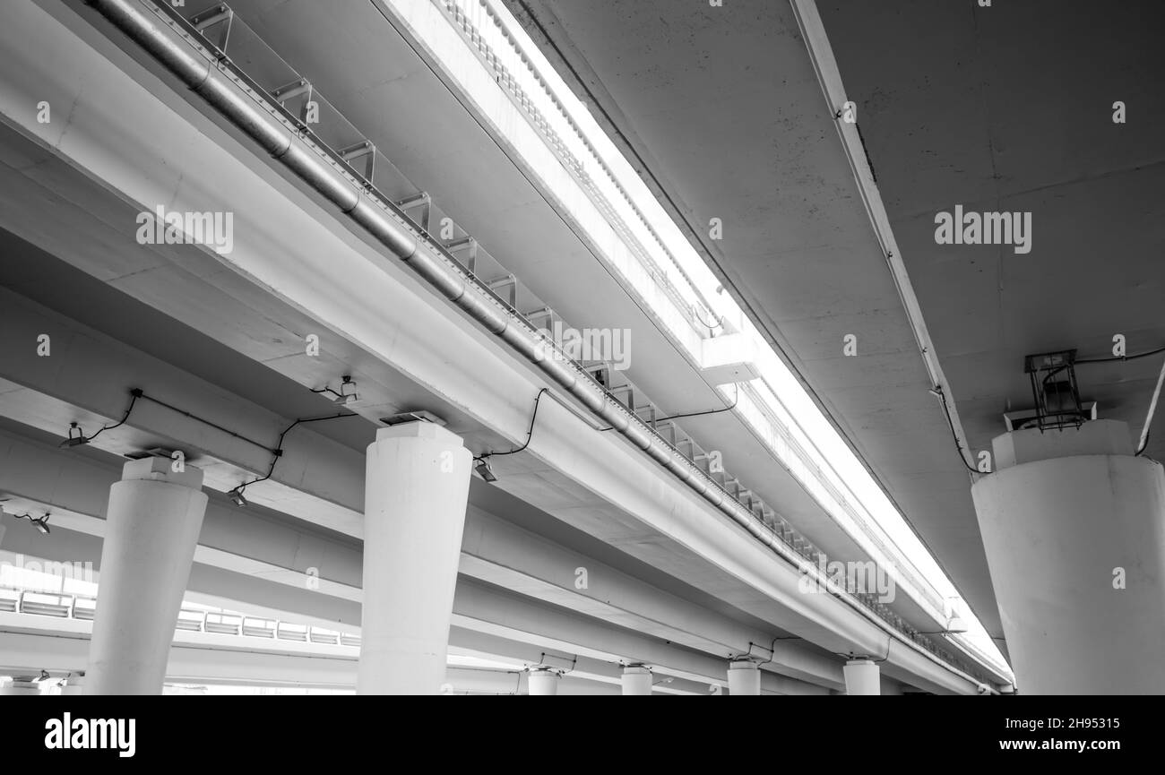 Driving under overpass road bridges Stock Photo - Alamy