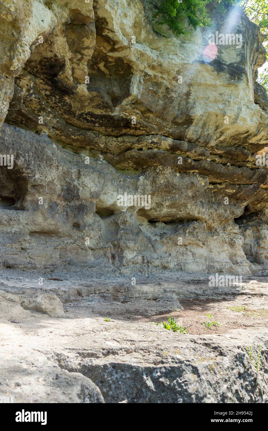 Medieval Albotin Rock Monastery, Vidin Region, Bulgaria Stock Photo - Alamy