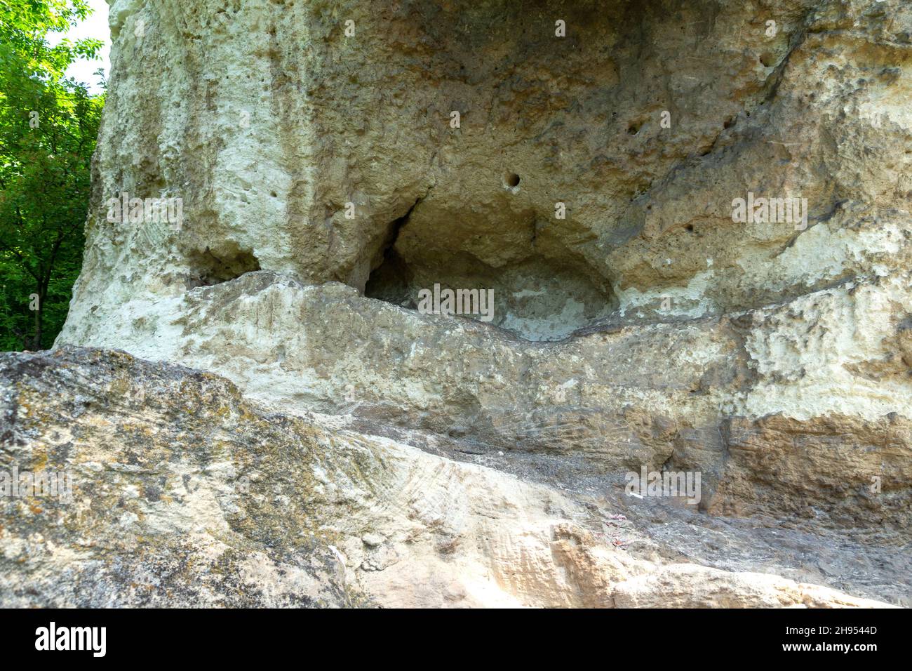 Medieval Albotin Rock Monastery, Vidin Region, Bulgaria Stock Photo - Alamy