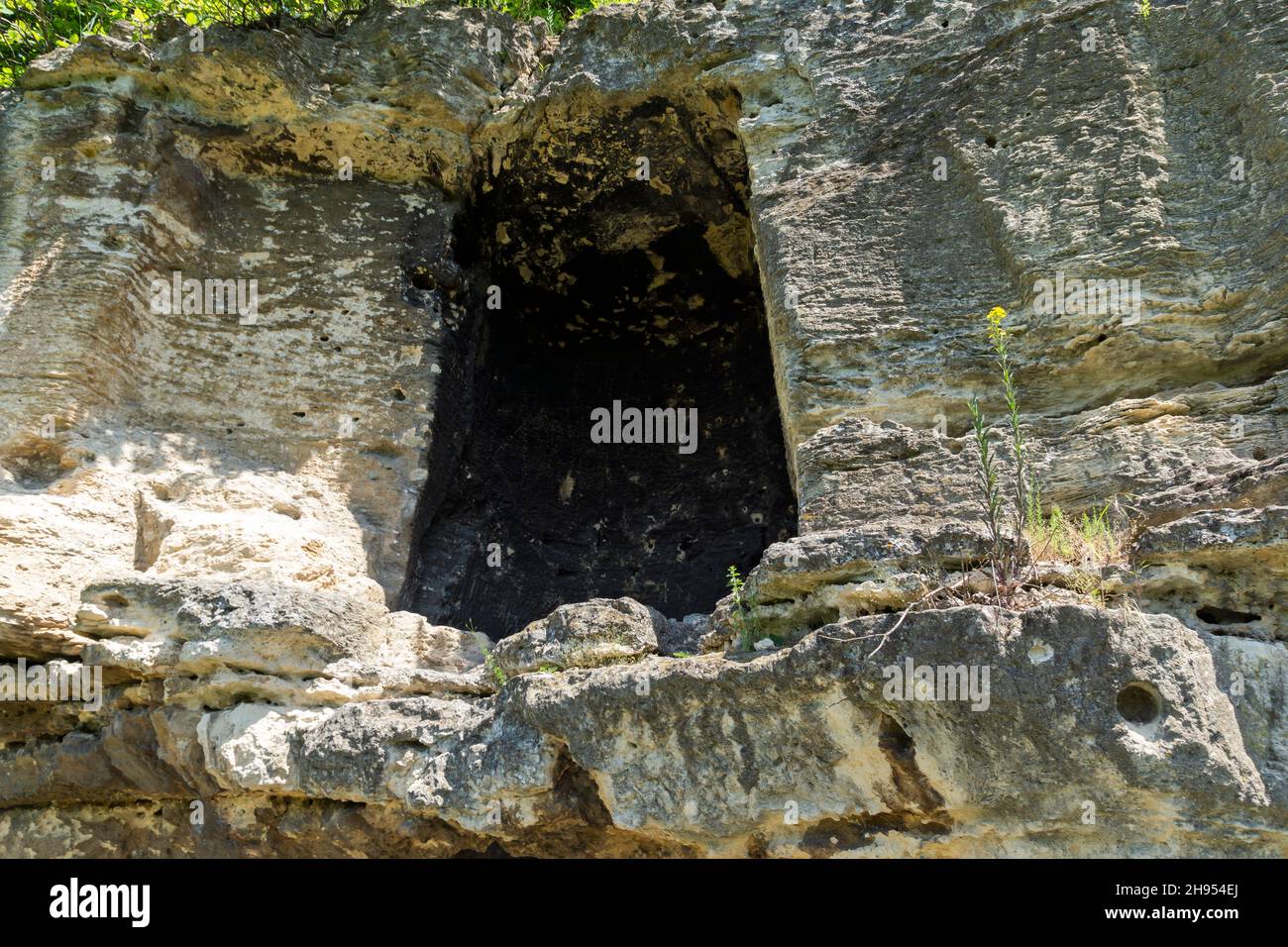 Medieval Albotin Rock Monastery, Vidin Region, Bulgaria Stock Photo - Alamy