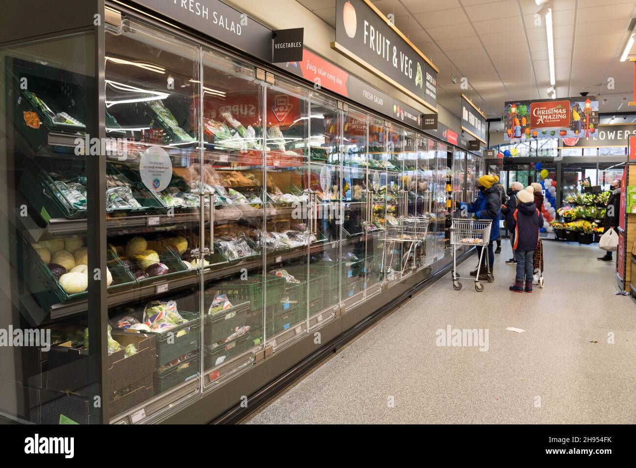 Orpington, London, UK 04 December 2021: Aldi opened its newest store at ...