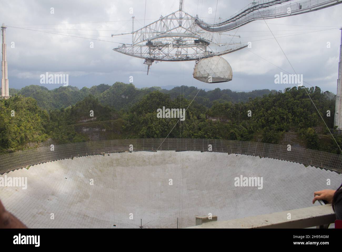 Iconic Arecibo Observatory before it collapse in Puerto Rico Stock ...