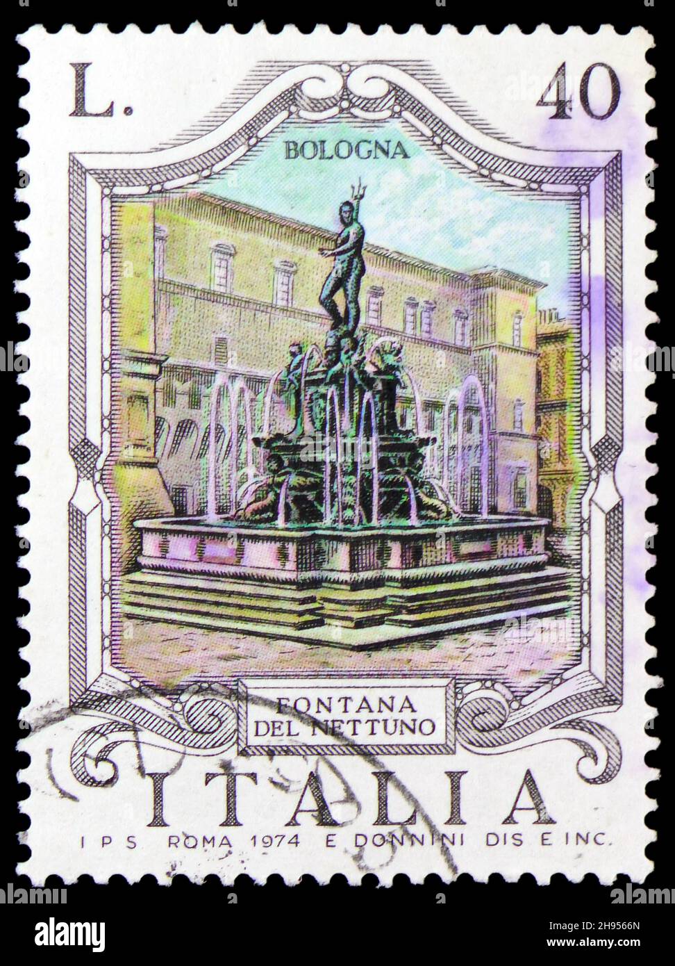 MOSCOW, RUSSIA - OCTOBER 24, 2021: Postage stamp printed in Italy shows ...