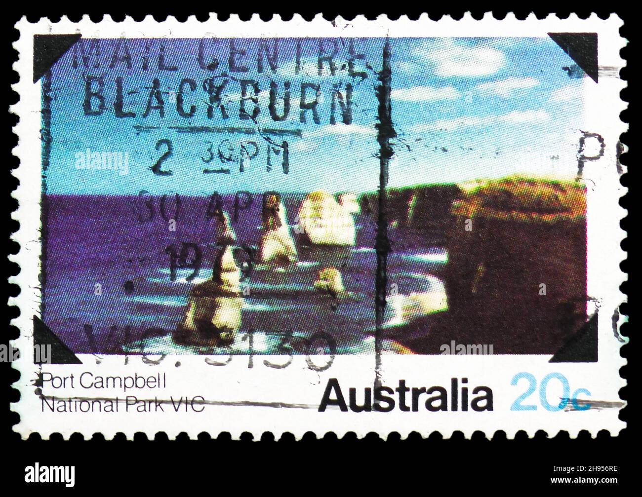 MOSCOW, RUSSIA - OCTOBER 24, 2021: Postage stamp printed in Australia ...