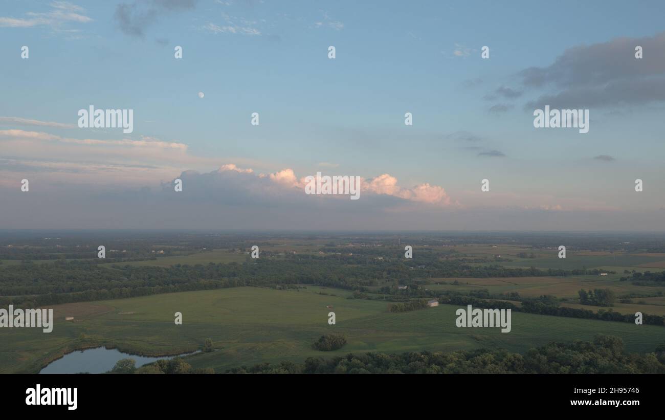 Usa aerial farm kansas hi-res stock photography and images - Alamy