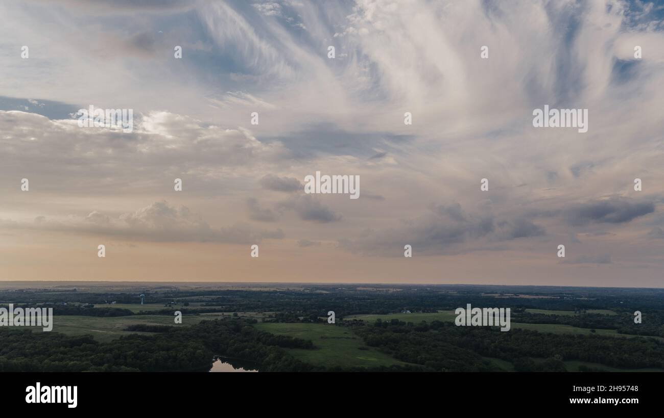 Rural nebraska aerial hi-res stock photography and images - Alamy