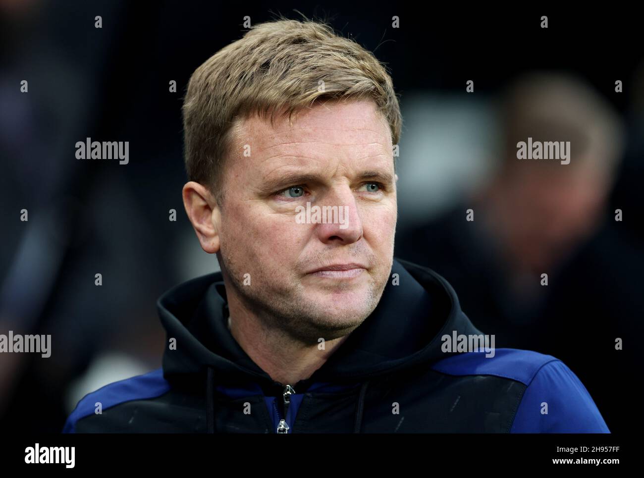 Newcastle United manager Eddie Howe before the Premier League match at ...