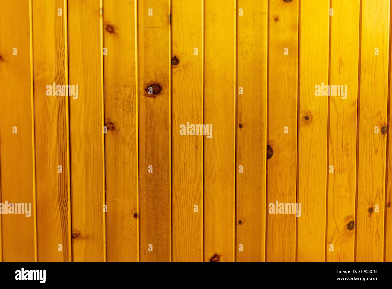 Closeup of wooden cabin wall texture, pine panels Stock Photo - Alamy