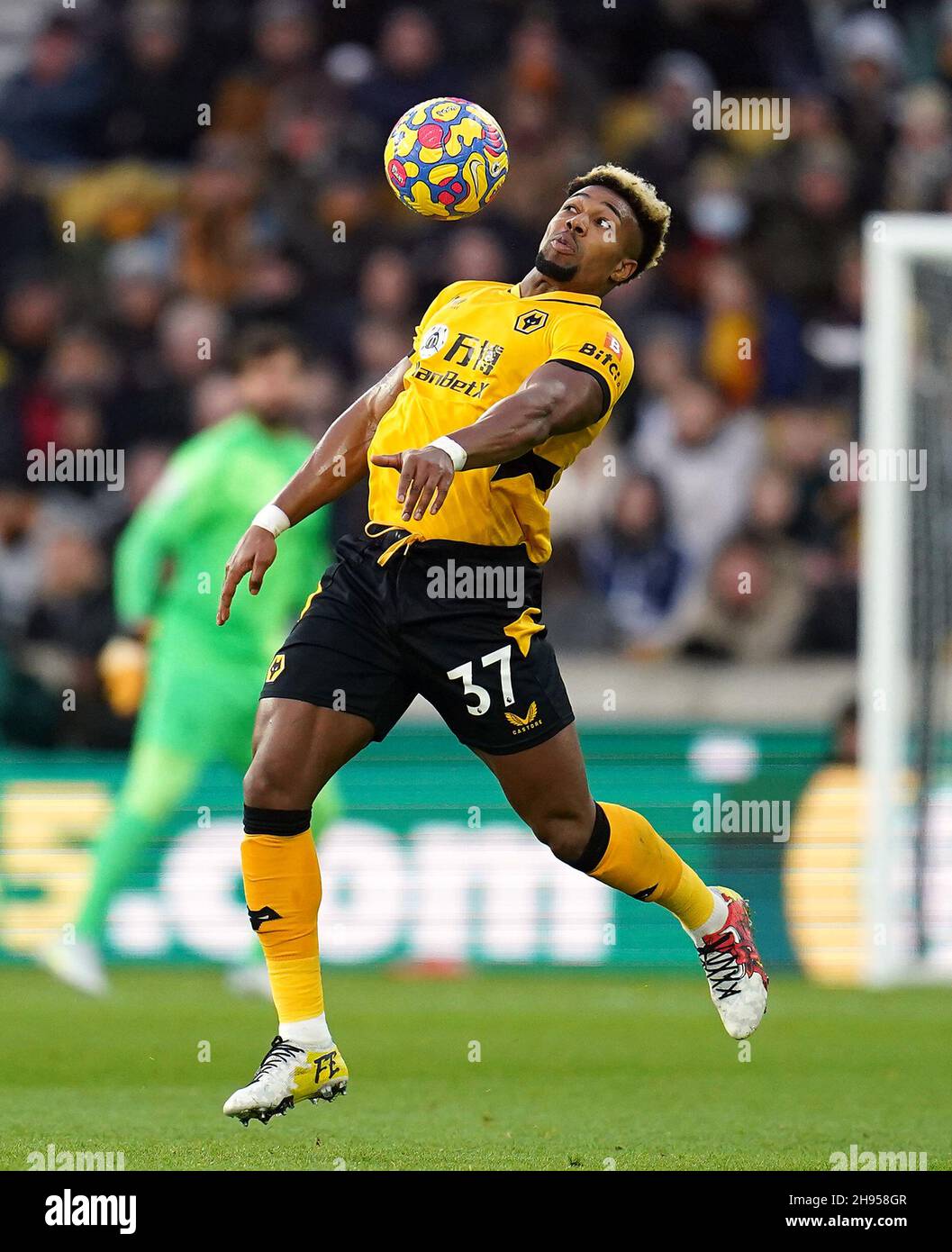 Wolverhampton Wanderers' Adama Traore during the Premier League match ...