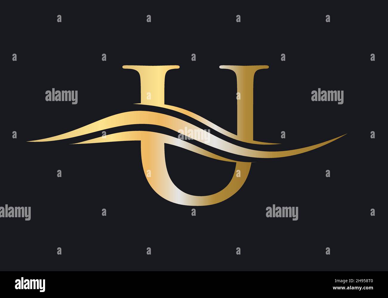 U logo template. U letter logo design. Premium Letter U Logo Design ...