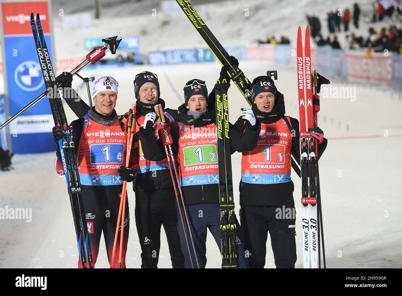 Norway won the men's 4x7.5 km relay race at the IBU World Cup biathlon ...