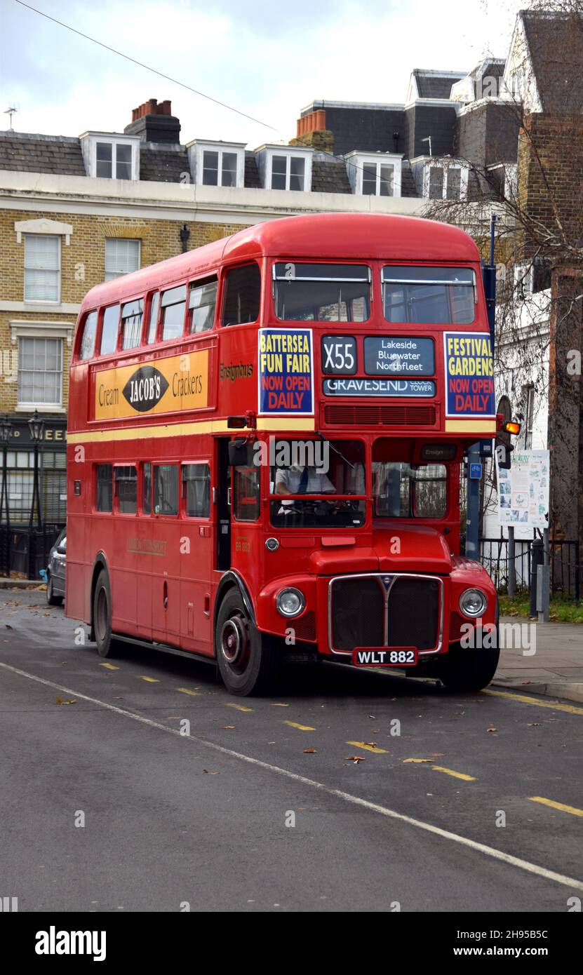 04/12/2021 Gravesend UK The Ensign Bus Company from Essex hold an ...