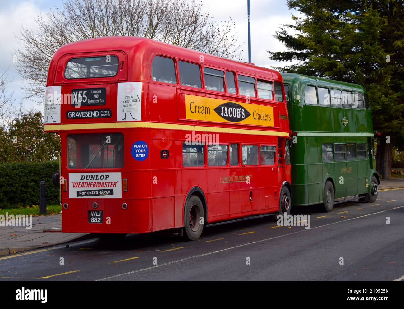 04/12/2021 Gravesend UK The Ensign Bus Company from Essex hold an ...