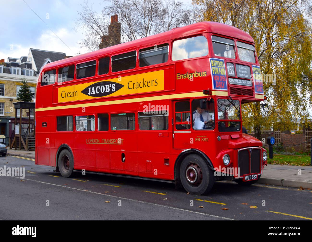 04/12/2021 Gravesend UK The Ensign Bus Company from Essex hold an ...